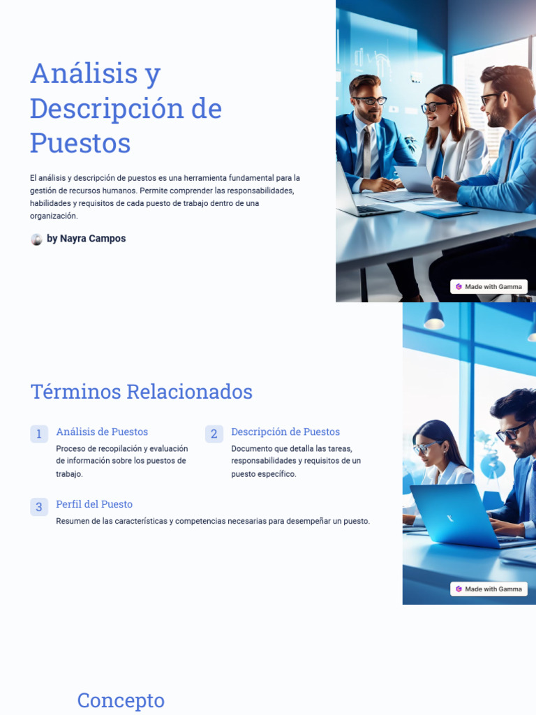 Analisis y Descripcion de Puestos | PDF | Análisis de los datos | Gestión de recursos humanos