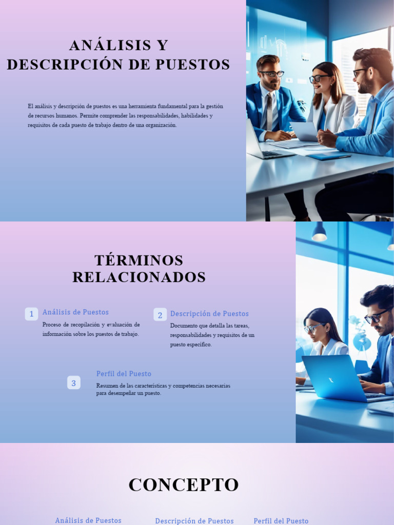 Analisis y Descripcion de Puestos | Descargar gratis PDF | Análisis de los datos | Gestión de ...