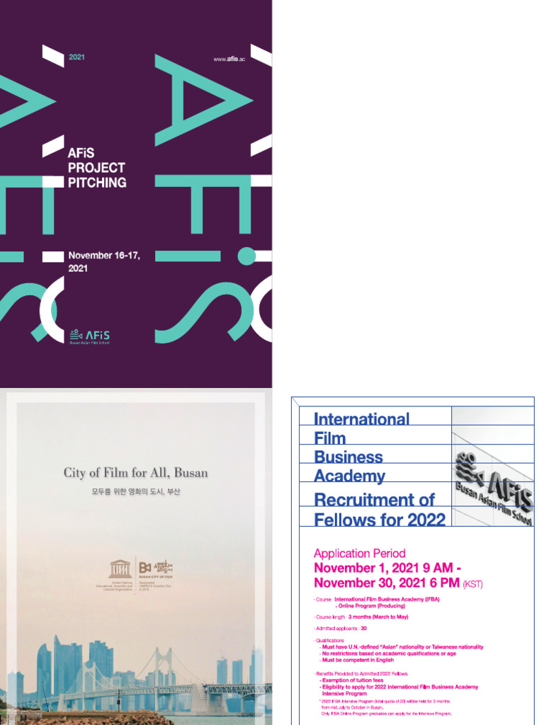 AFiS - 2021 Project Pitching Book | PDF | The Walt Disney Company