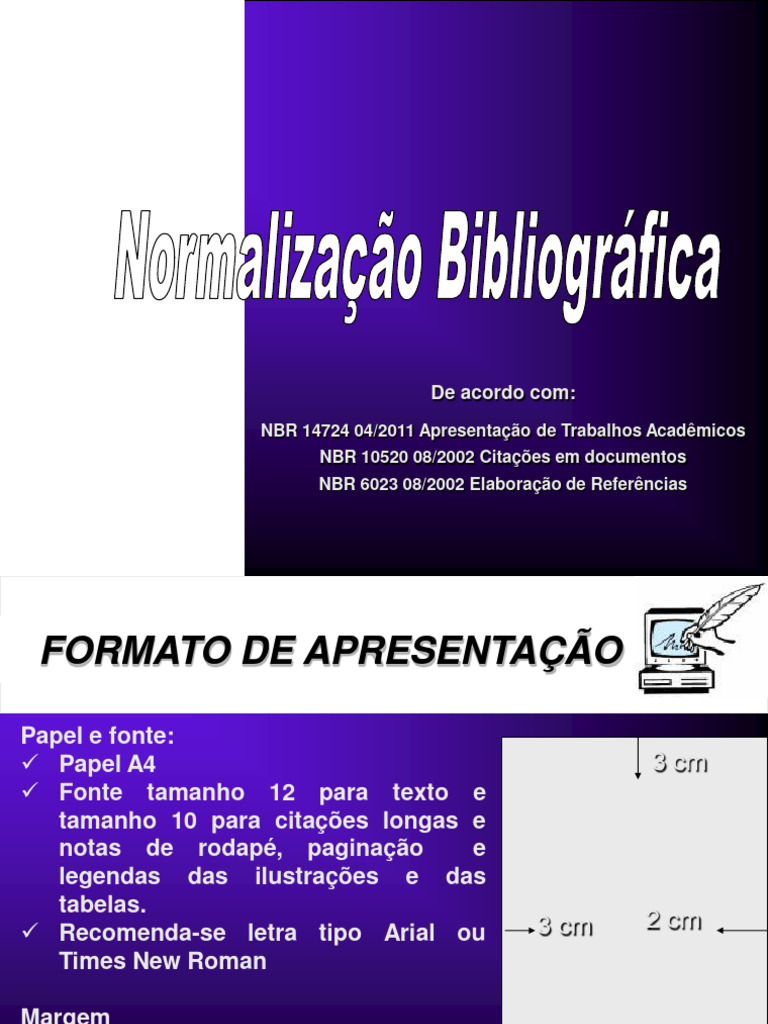 Normas Da Abnt | PDF | Citação | Abstract (resumo)