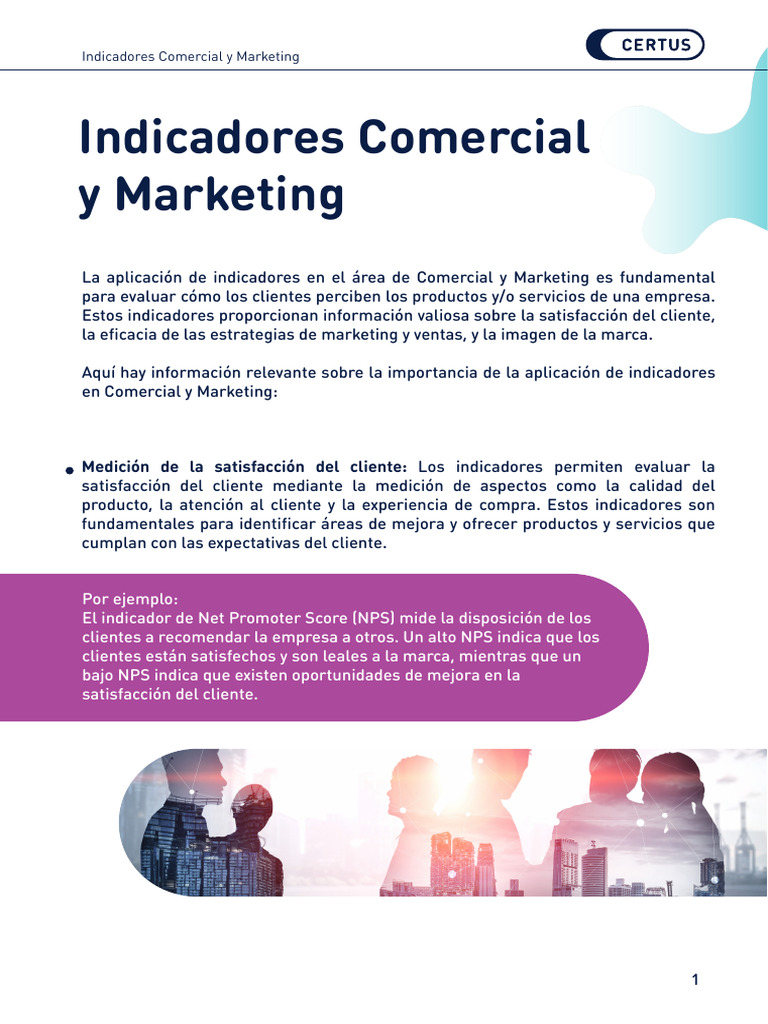 Estacion 2 CC Indicador Comercial | PDF | Marketing | La satisfacción ...