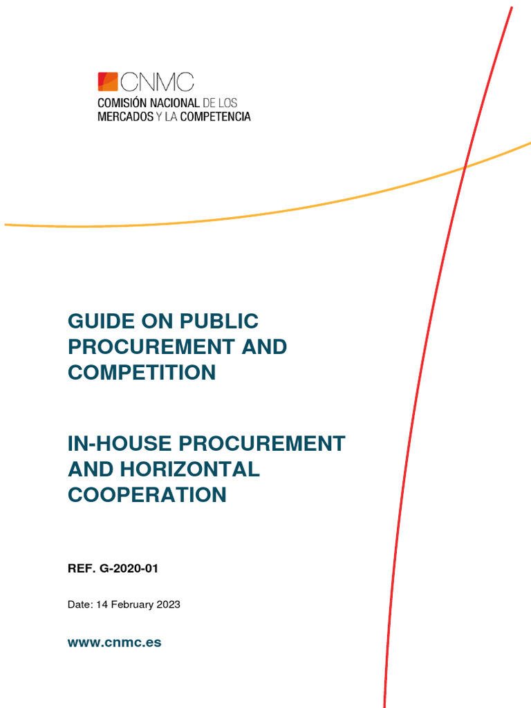 Guide On Public Procurement and Competition: WWW - Cnmc.es | PDF ...