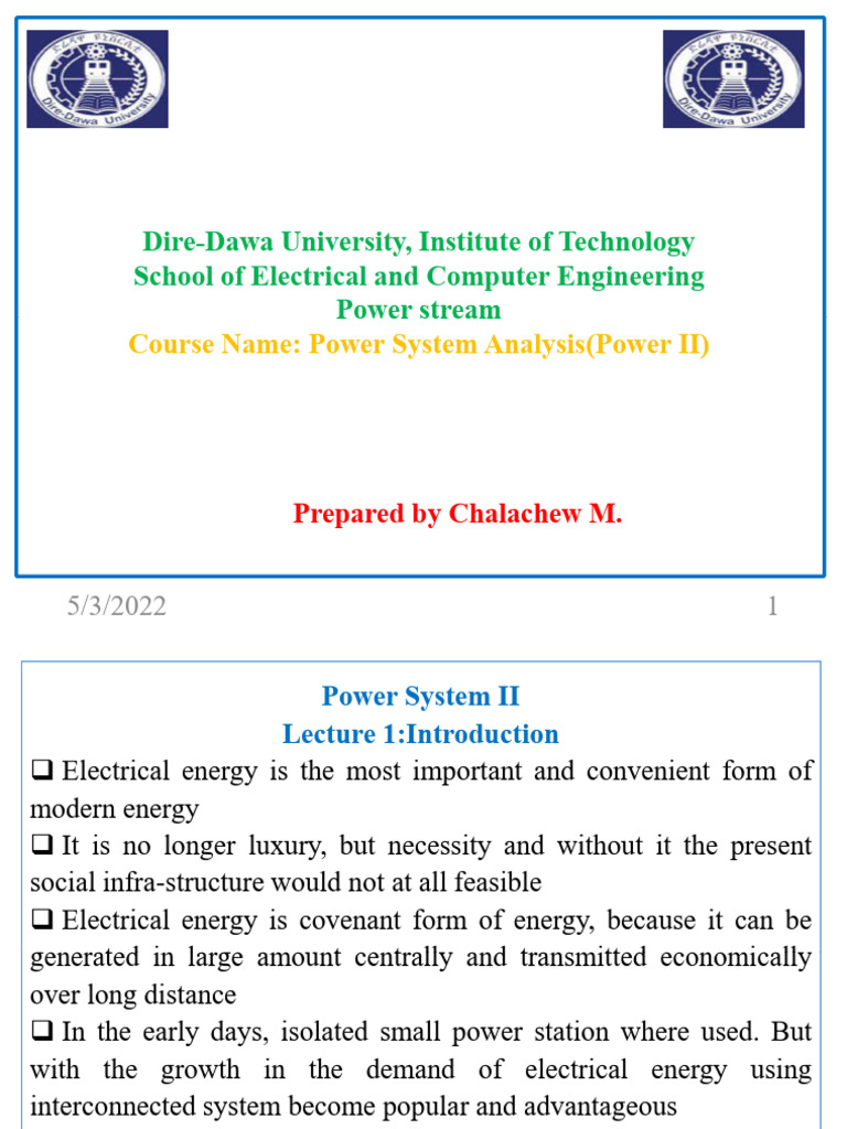 Cha 1 | PDF | Power Station | Electricity Generation