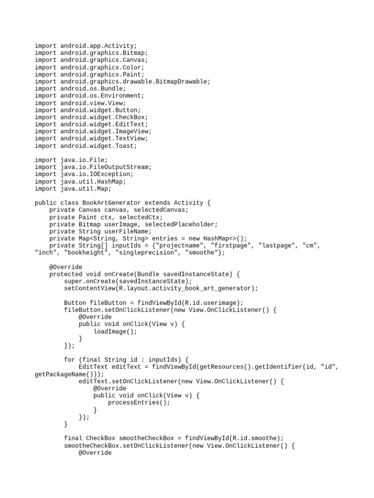 outputCode (2) | PDF | Android (Operating System) | Software