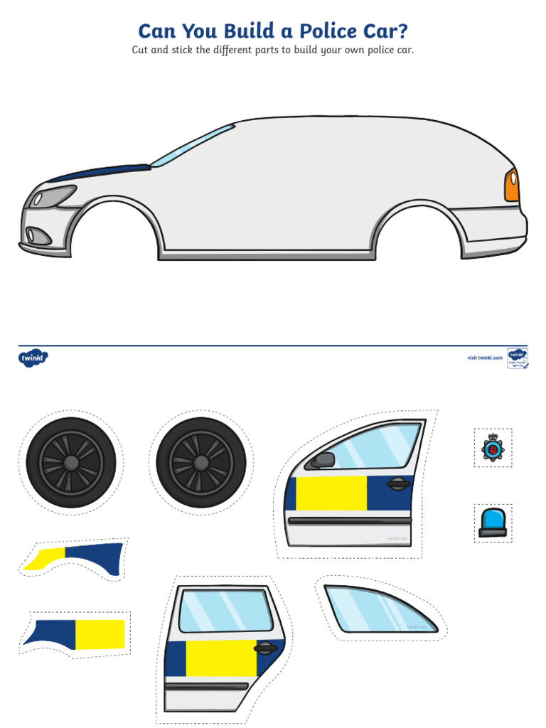 Build Your Own Police Car Activity | PDF