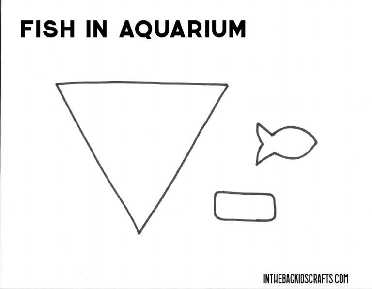 Fish in Aquarium Printable Template | PDF