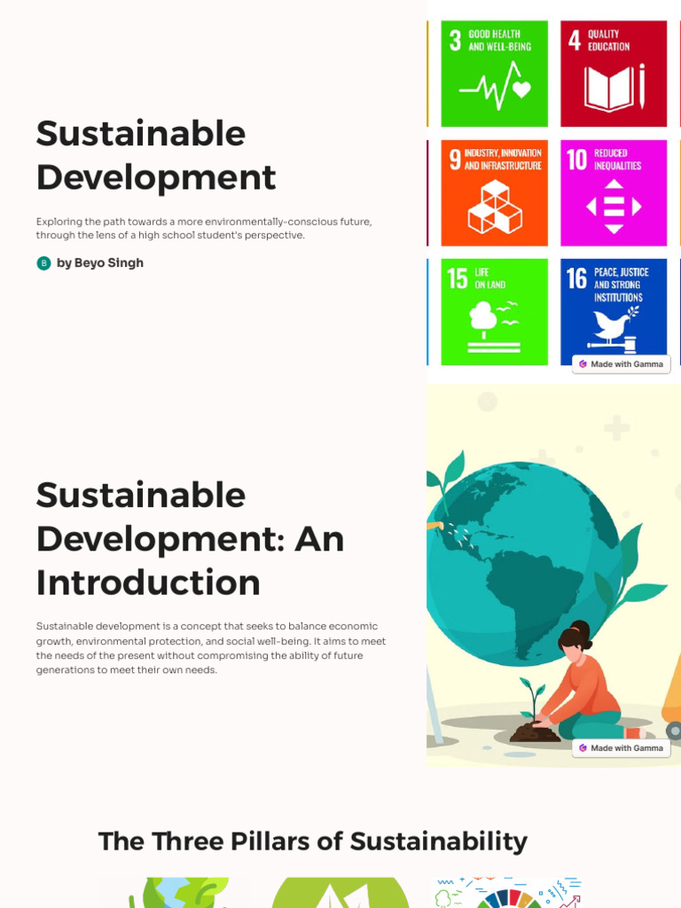 Sustainable Development | PDF | Sustainability | Sustainable Development