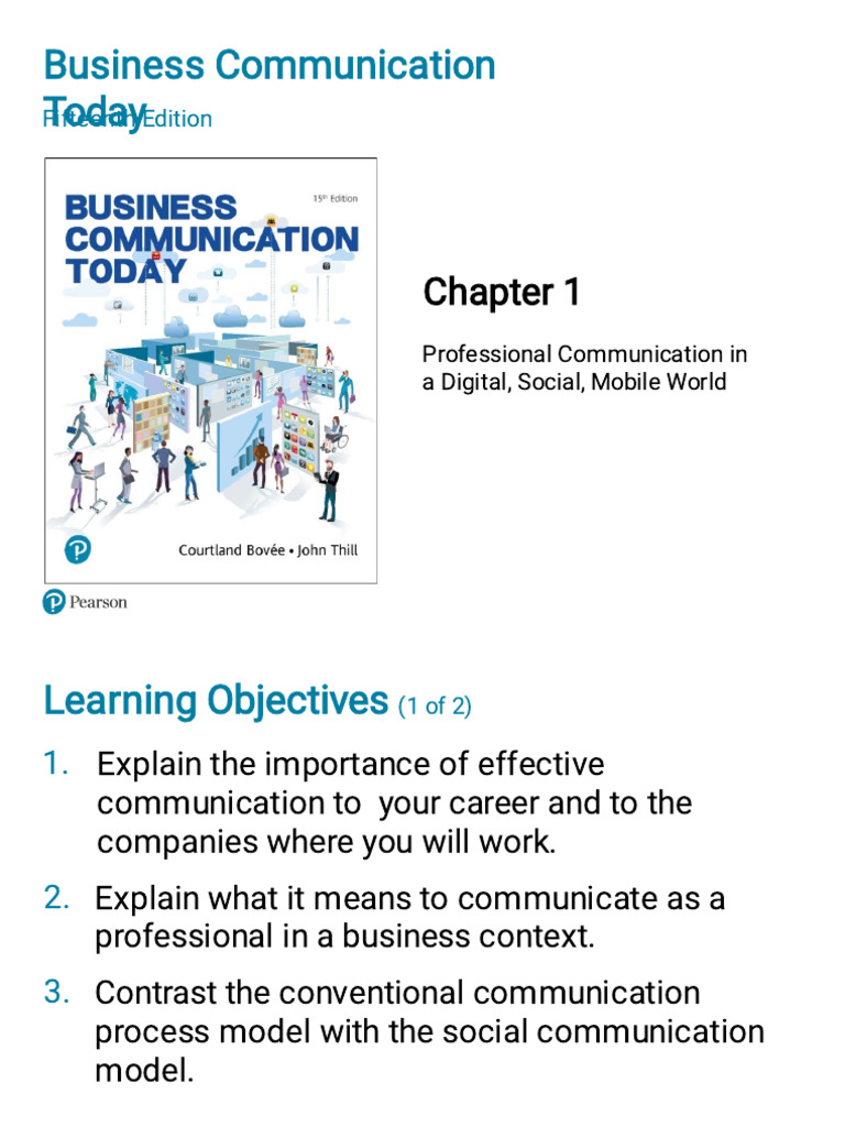 Chapter 1, Professional Communication in a Digital, Social, Mobile ...