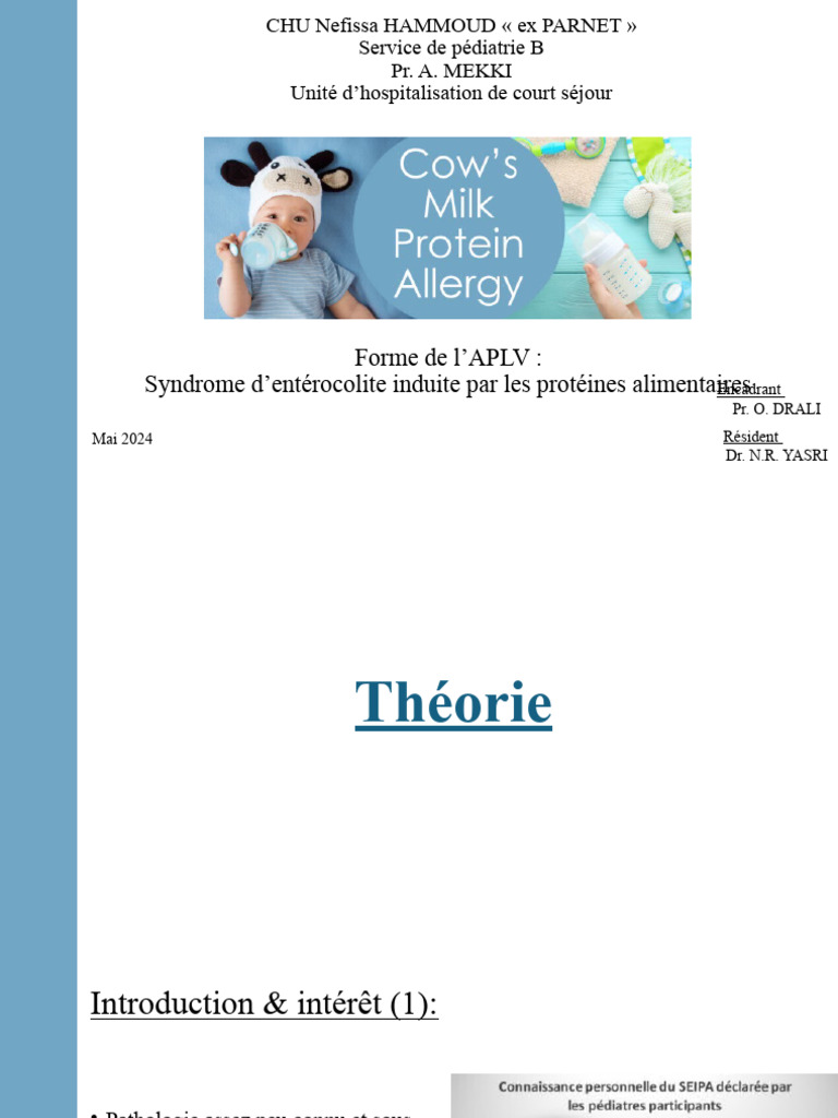 Aplv Seipa | PDF | Allergie alimentaire | Médecine clinique