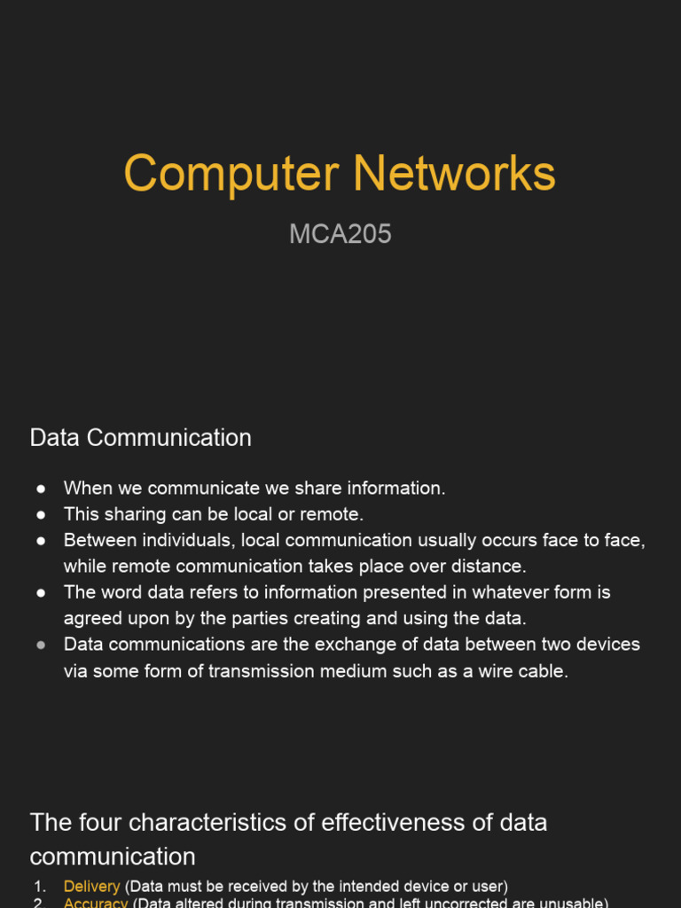 Understanding Data Communication Systems | PDF | Computer Network | Transmission Medium