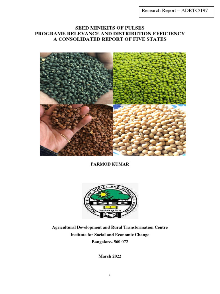 2021 22 Seed Minikits of Pulses | PDF | Legume | Agriculture