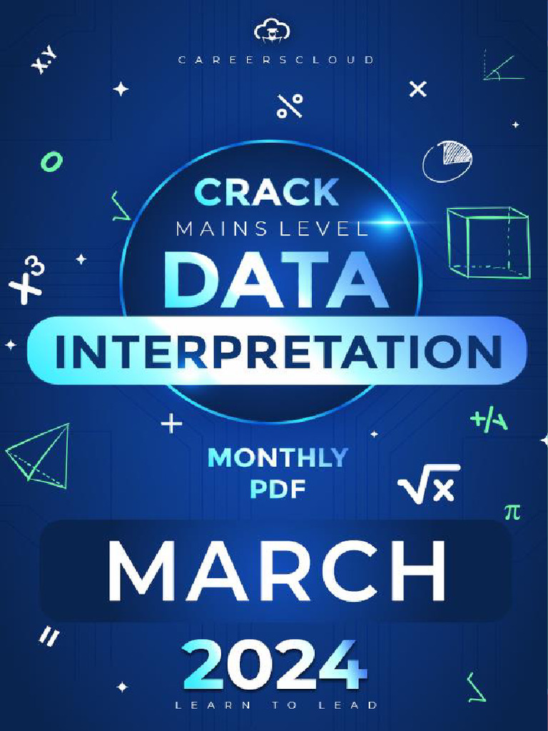 Data Interpretation Mains PDF - March 20244 1 | PDF | Square Root | Equations