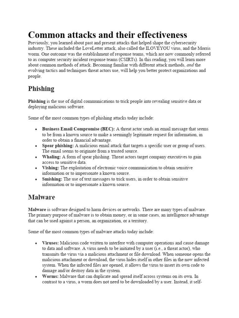 Common Attacks and Their Effectiveness (2024 - 04 - 17 15 - 40 - 40 UTC ...