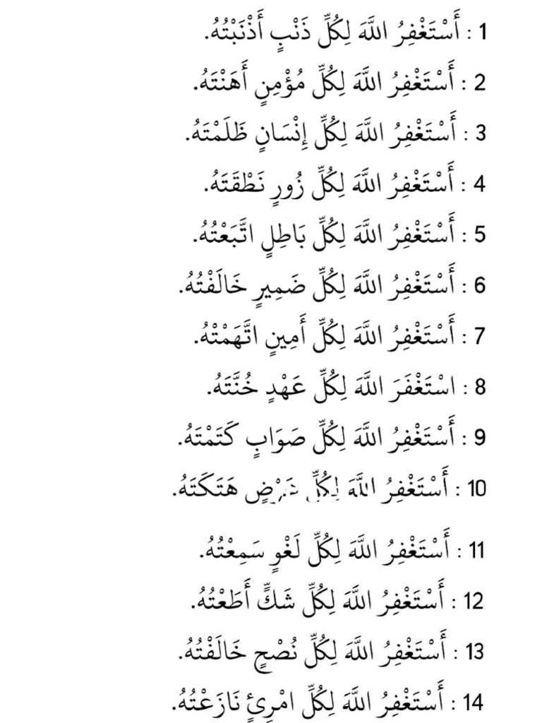 Astaghfirullah | PDF