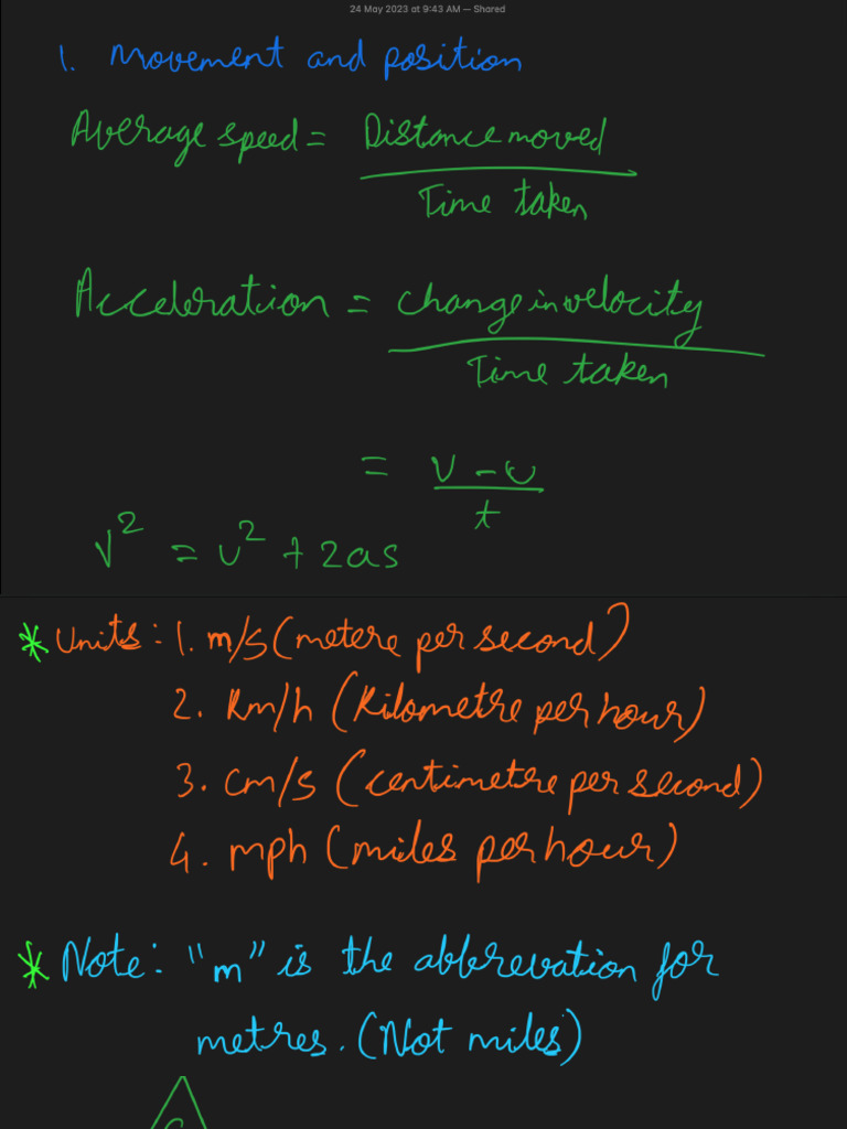 IGCSE Revision Notes Unit 1 | PDF