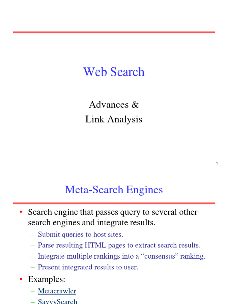 Link Analysis | PDF | Citation | Applied Mathematics