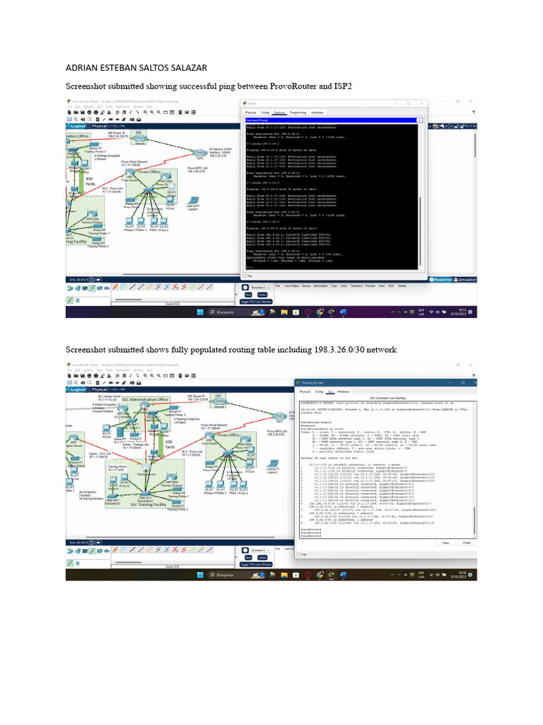 Adrian Saltos Project Configure Secure WAN Link and Network Redundancy | PDF | Computers ...