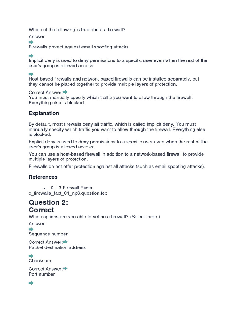 Test final exam | PDF | Proxy Server | Firewall (Computing)