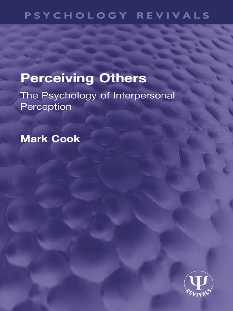 Perceiving Others | PDF | Behavioural Sciences | Psychological Concepts