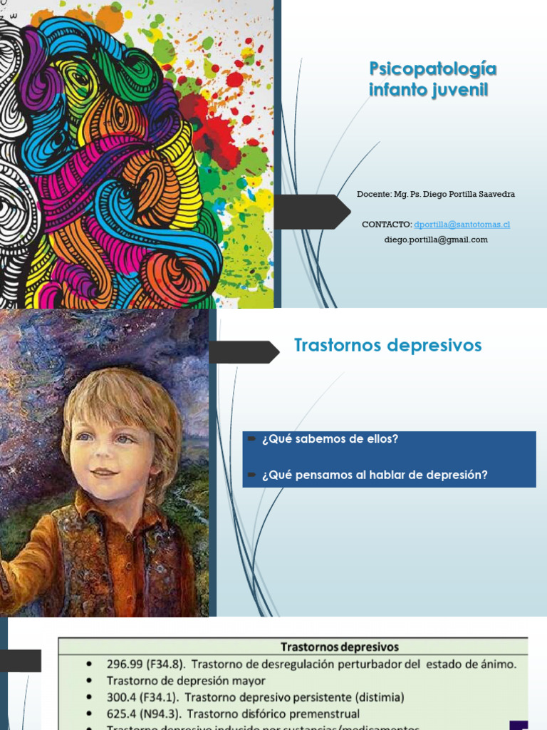 CLASE - PSICOPATOLOGÍA INFANTO JUVENIL TRASTORNOS DE DEPRESIÓN | Descargar gratis PDF ...