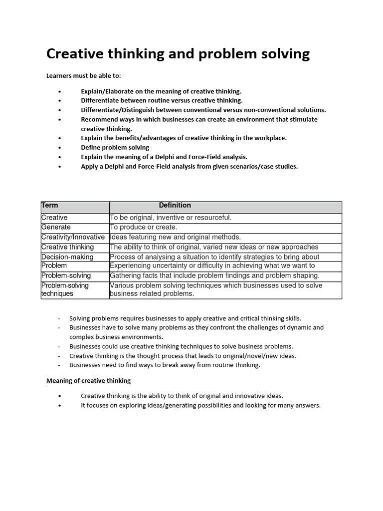 Grade 11 Bus SW1 T 7 | PDF | Pricing | Creativity