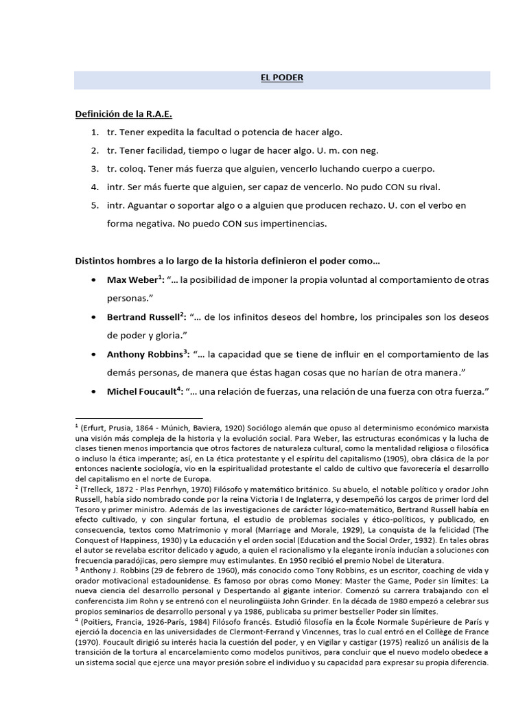 Concepto de Poder | PDF | marxismo