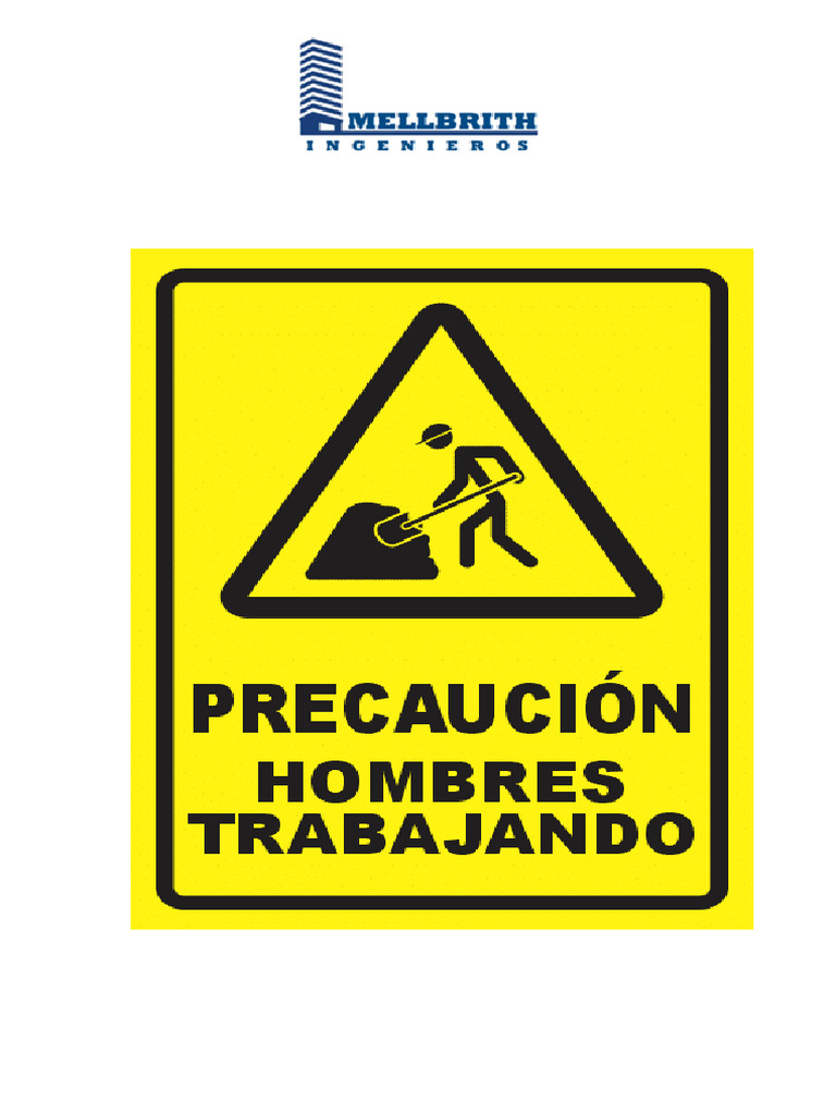 Señaletica Hombres Trabajando | PDF