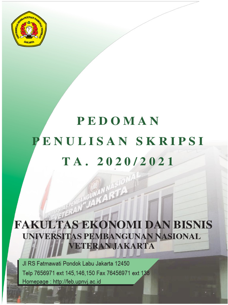 Pedoman Skripsi 2020 2021 Ra | PDF | Seni | Sains & Matematika