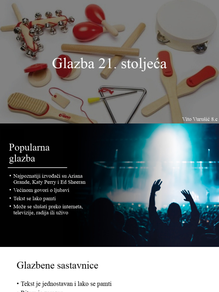 Glazba 21. Stoljeća | PDF