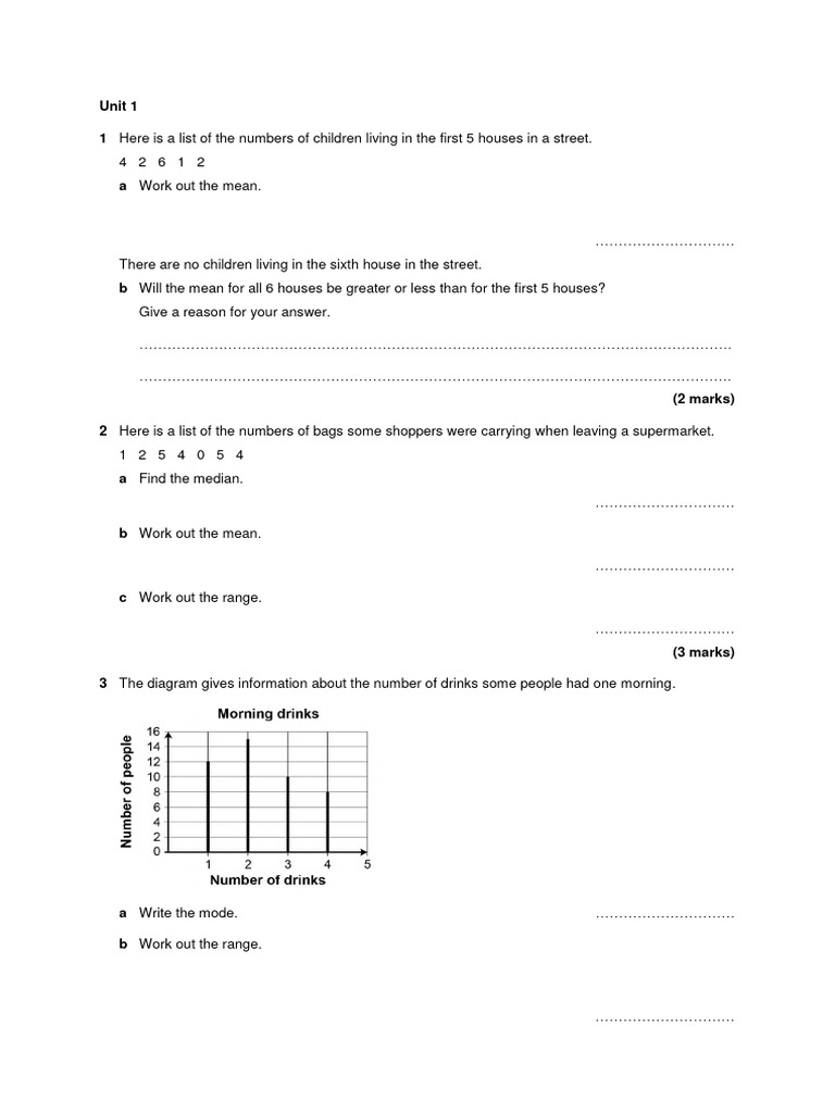Y7 Revision Booklet | PDF | Length | Mathematics