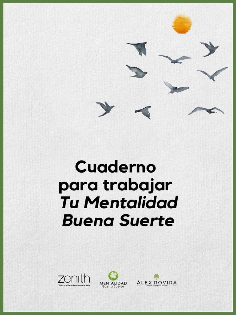 Tu Mentalidad Buena Suerte - Álex Rovira - Transcripciones y Ejercicios Del Libro | PDF ...