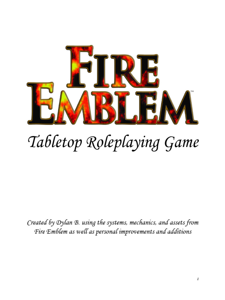 FE Handbook PDF | PDF | Role Playing Games