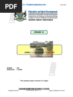 PAPER 2 JUNE 2024 GRADE 10 BUSINESS STUDIES EXAM (1) | PDF | Economics ...