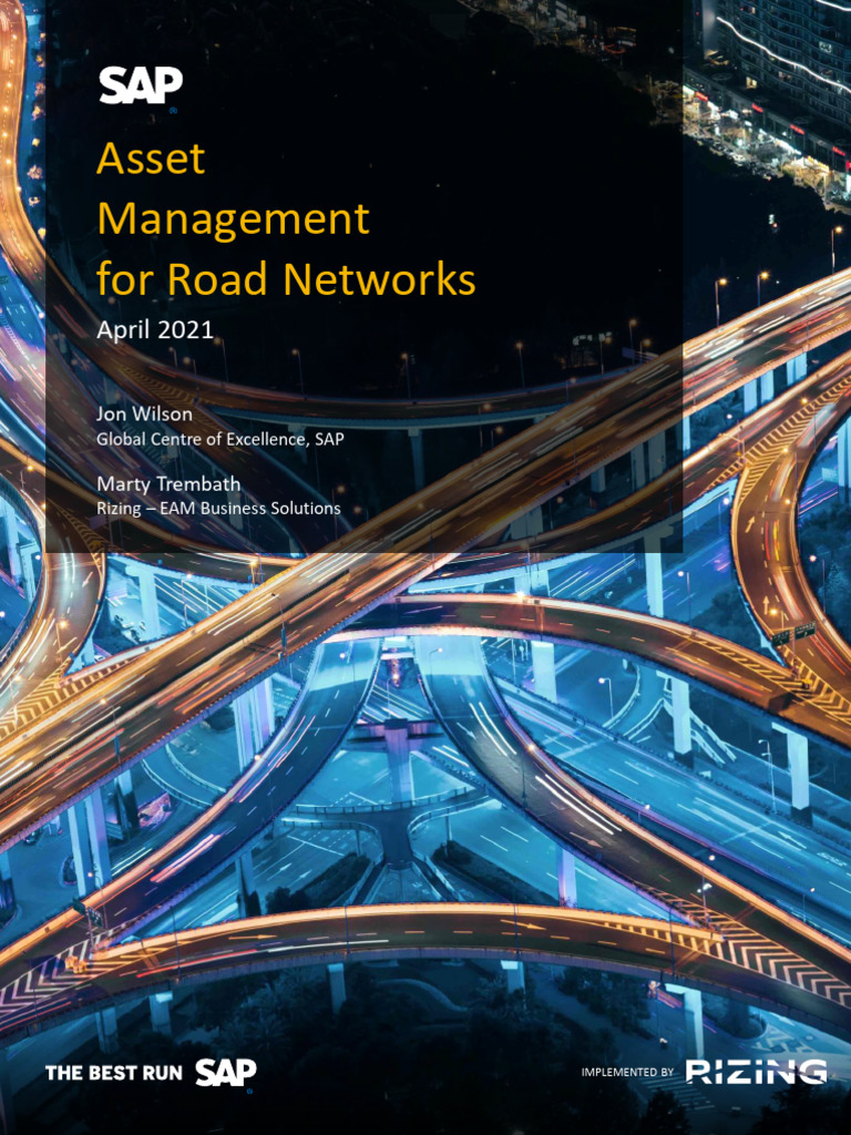 SAP Asset Management For Road Networks | PDF | Geographic Information ...