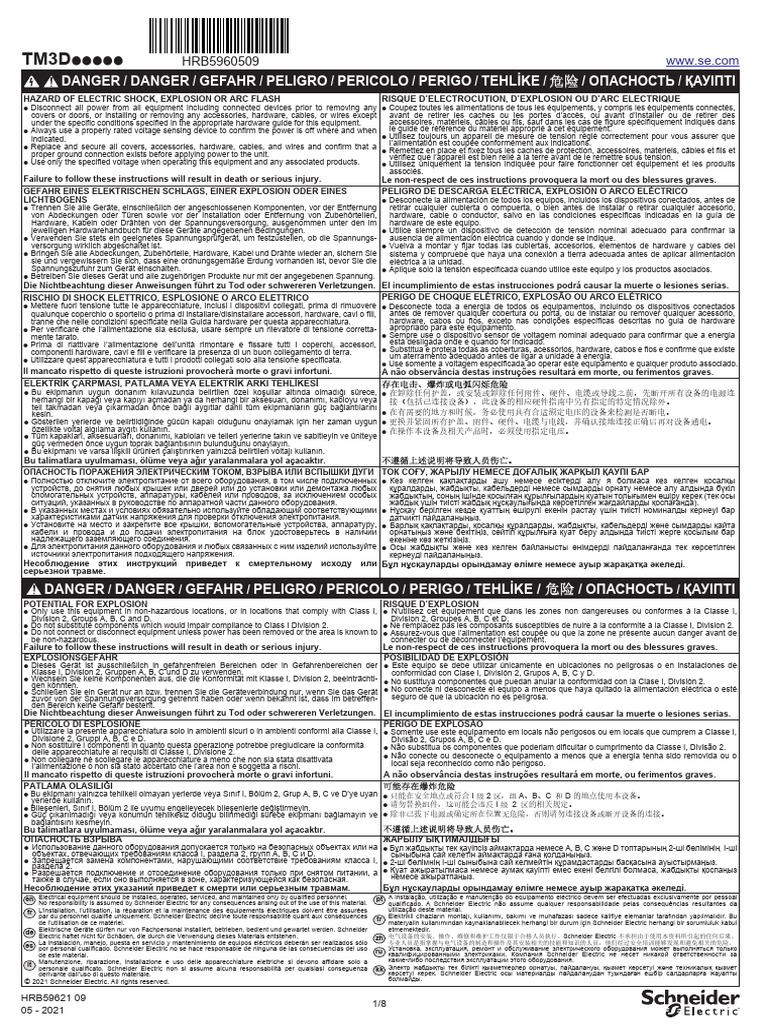 Instrucciones Módulos TM3 | PDF