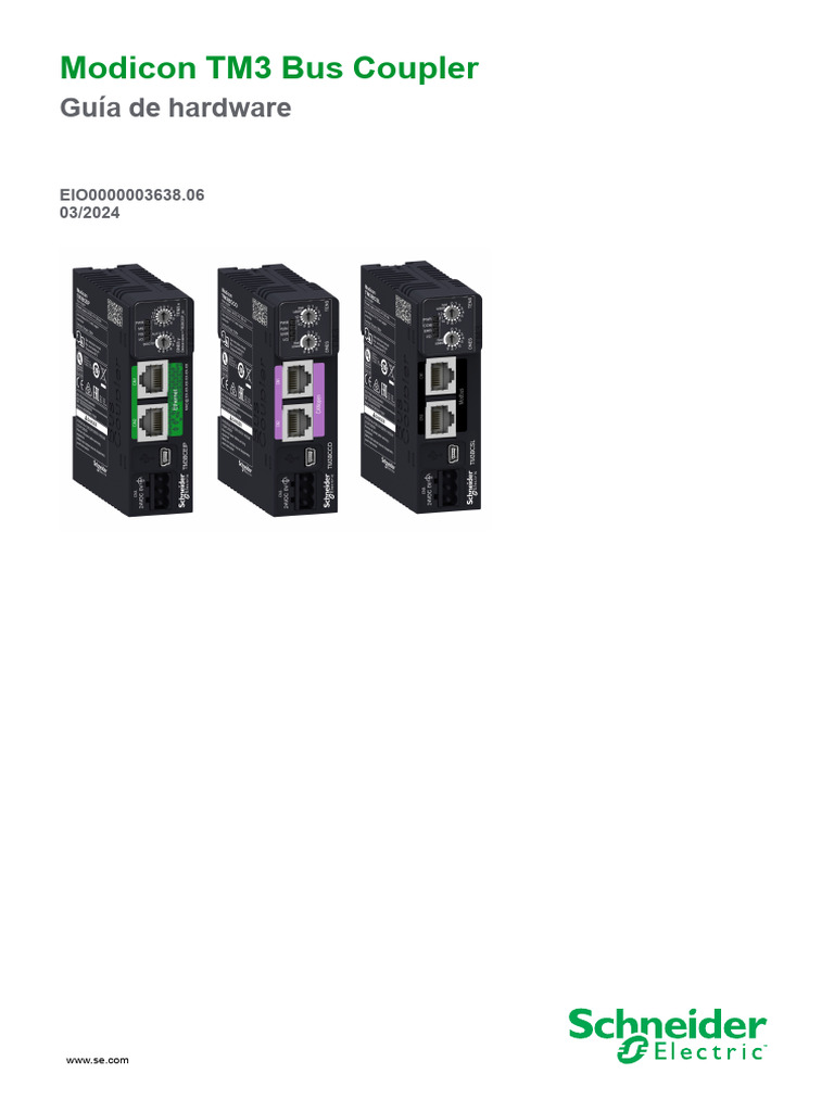 Tm3 Bus Coupler Hardware Guide Es Eio0000003638 06 Pdf Software