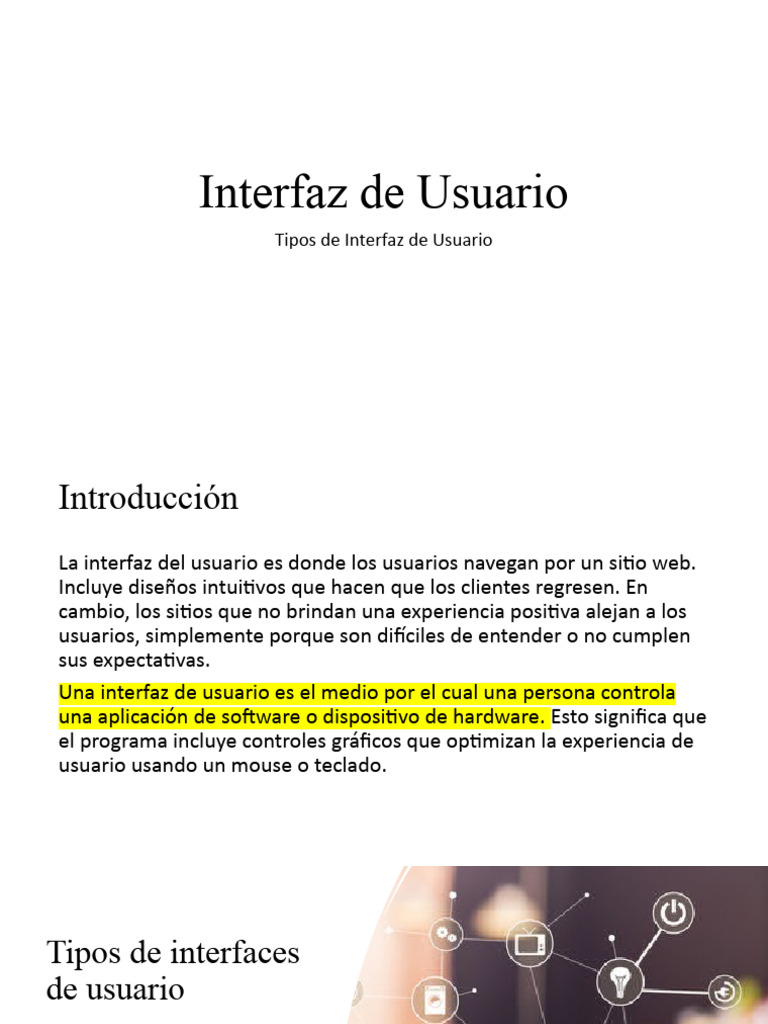 Tipos y Mejores Prácticas de UI | PDF | Interfaces gráficas de usuario ...