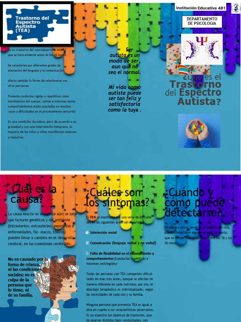 Tipos y características del autismo | PDF | Espectro autista | Sicología