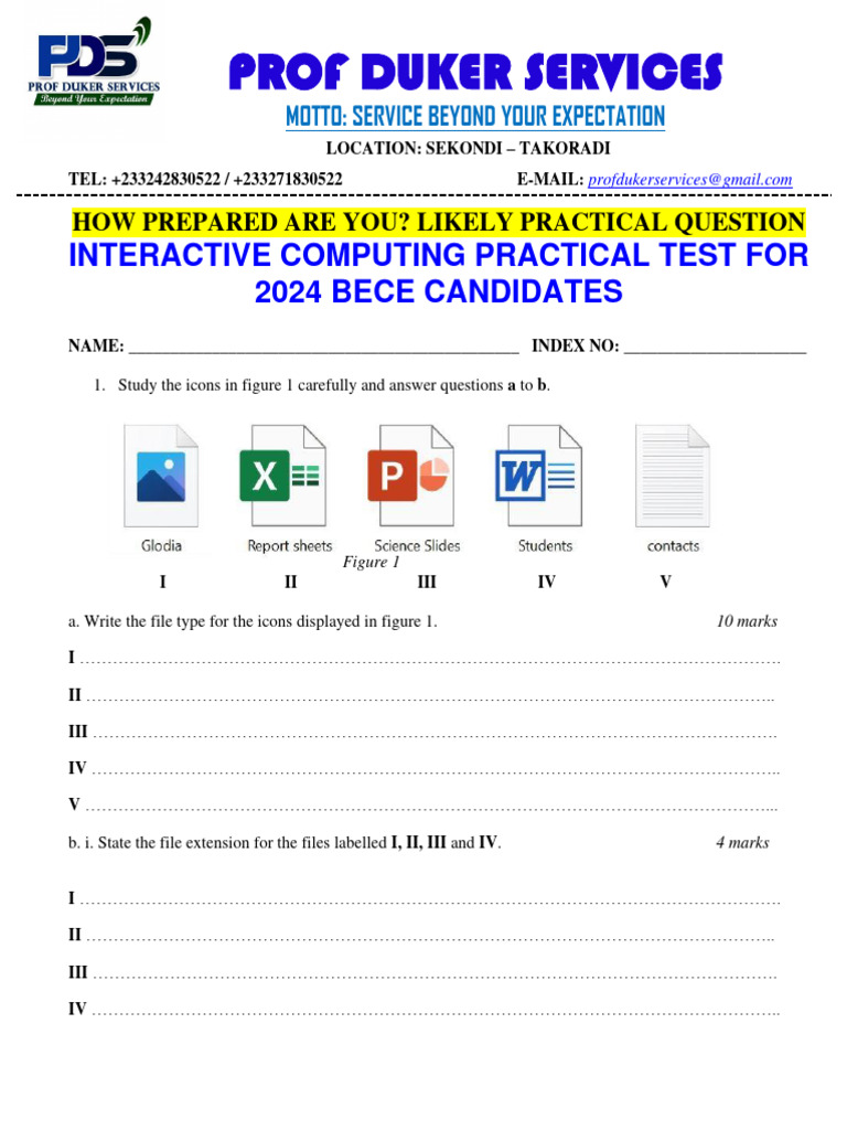 Basic 9 - Computing Practical Question | PDF | Computer Data Storage ... Basic 9 - Computing Practical Question | PDF | Computer Data Storage ...