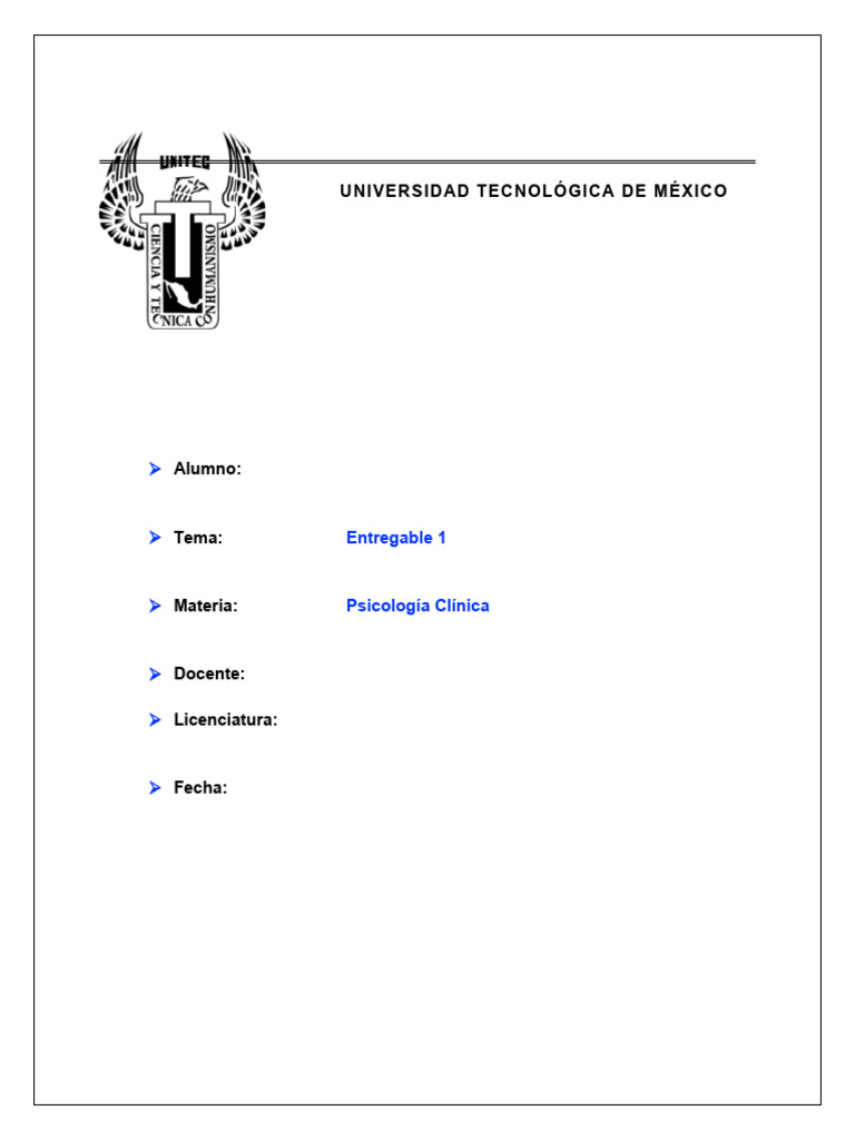 ENTREGABLE 1 para Scribd | PDF | Psicoanálisis | Behaviorismo