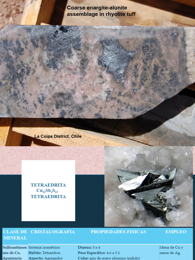 Metalogenia-Cu 4 | PDF | Minerales | Cobre