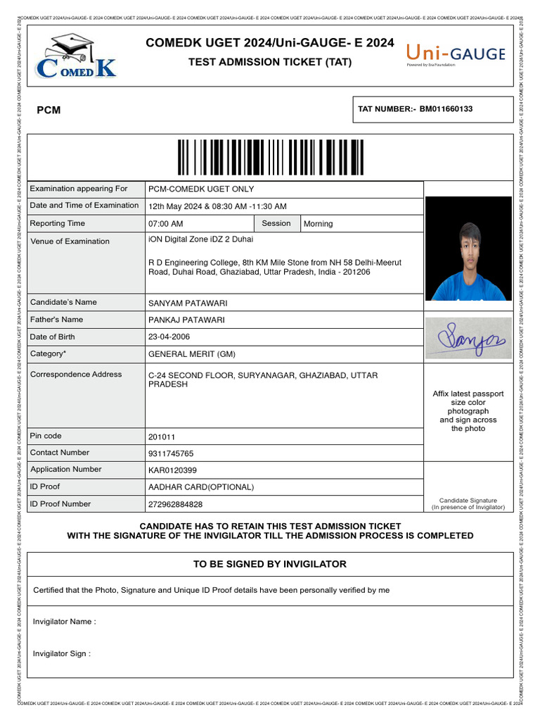 Admit Card of failure | PDF