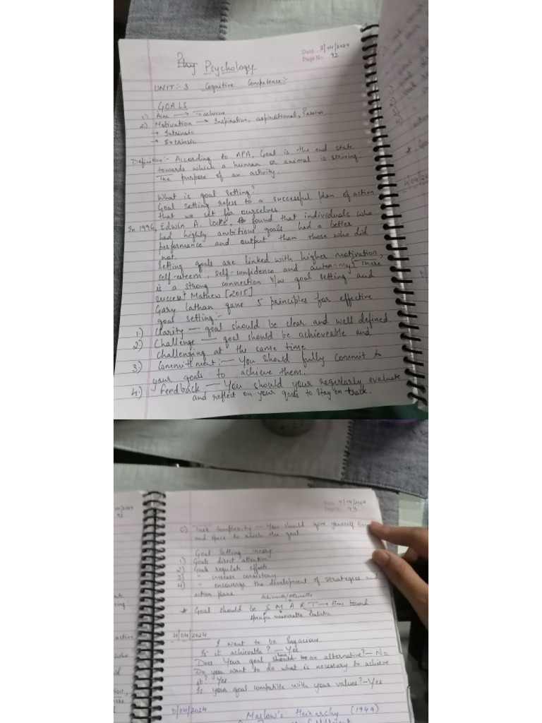 Psychology Notes | PDF