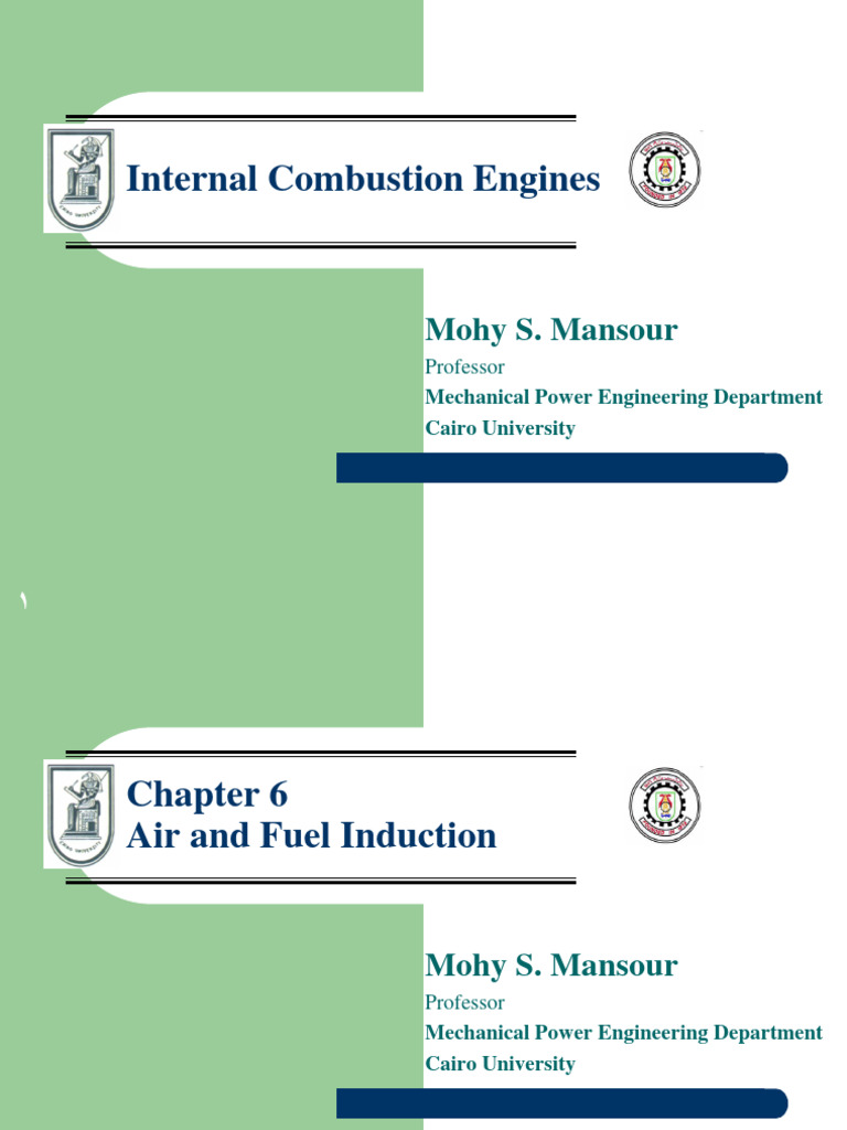 Air and Fuel Induction in Engines | PDF | Internal Combustion Engine ...
