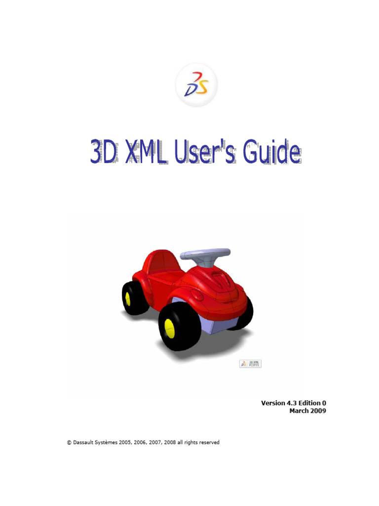 3D XML User Guide 4.3 | PDF | Xml Schema | Texture Mapping