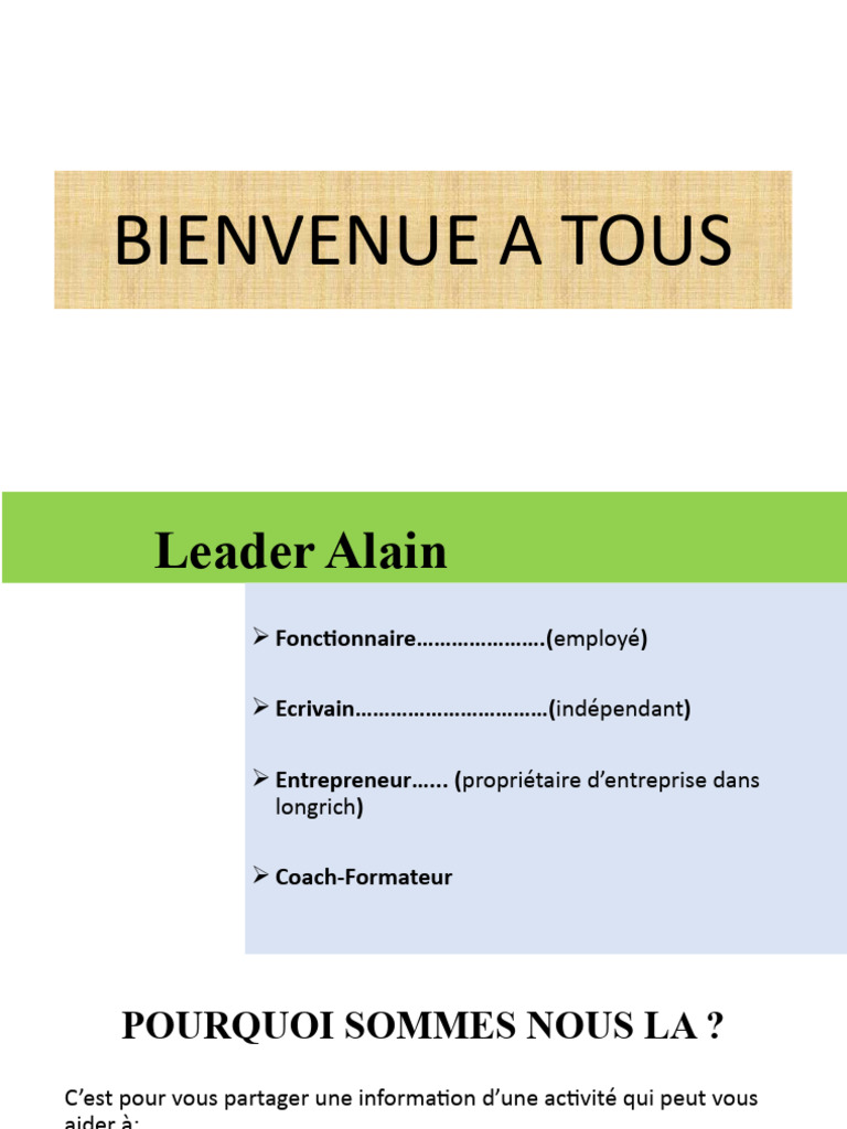 Opportunités de Partenariat Longrich | PDF | Affaires | Finance et ...
