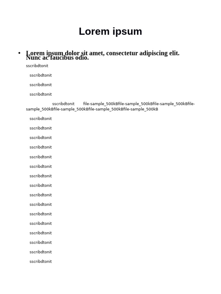 Lorem Ipsum: - Lorem Ipsum Dolor Sit Amet, Consectetur Adipiscing Elit. Nunc Ac Faucibus Odio | PDF