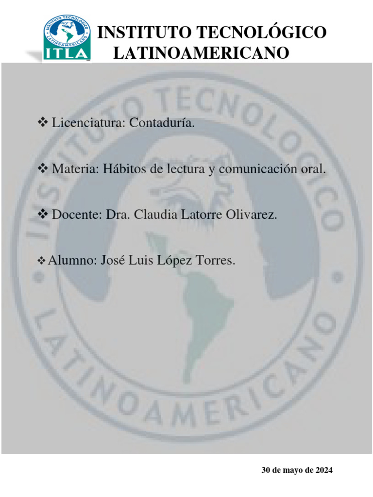 Instituto Tecnologico Latinoamericano Tranajo 3 | Descargar gratis PDF ...