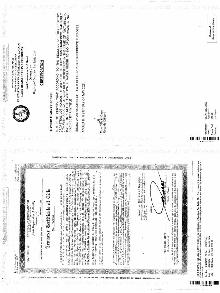 San Pablo 3 TCT | PDF