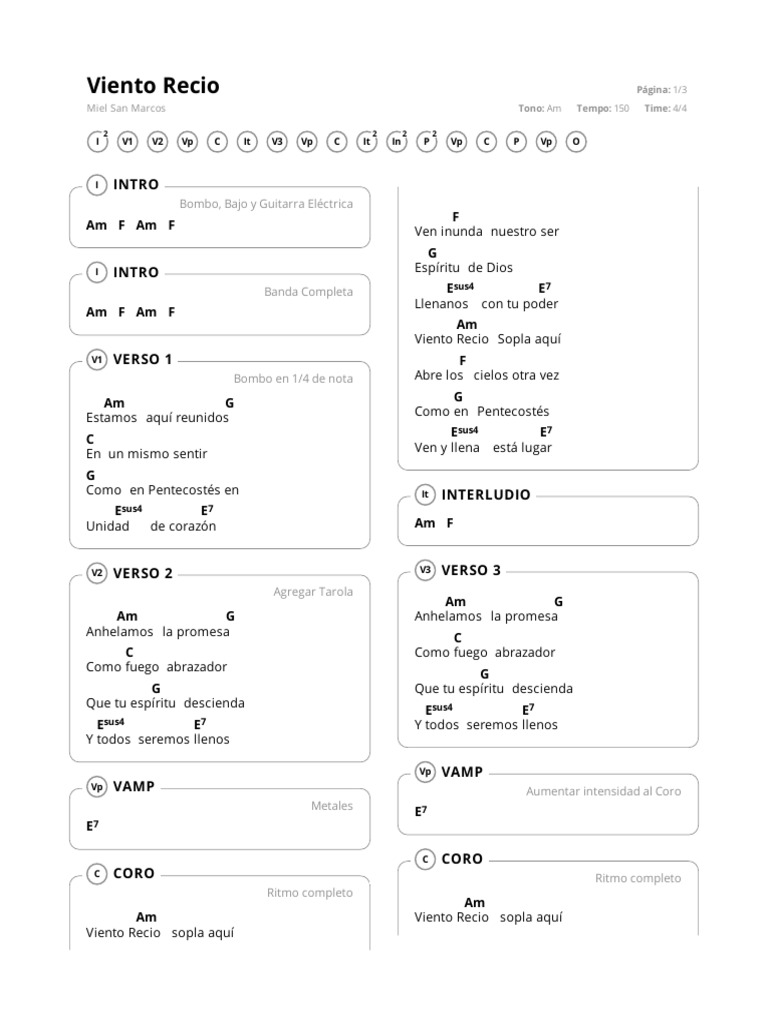 Viento Recio-Miel San Marcos-Pentecostes.am | PDF